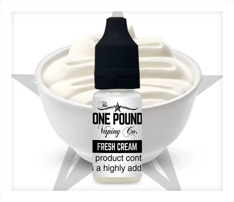 Fresh Cream E Liquid by One Pound Vaping 10ml